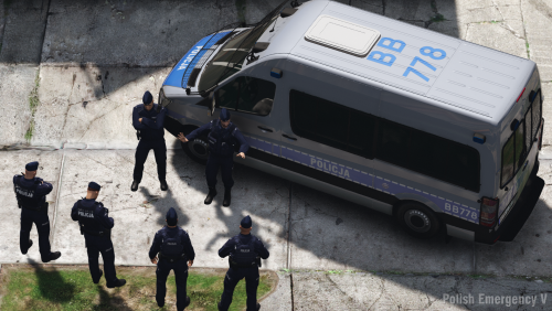 Mercedes Sprinter OPP - Law Enforcement - Polish Emergency V