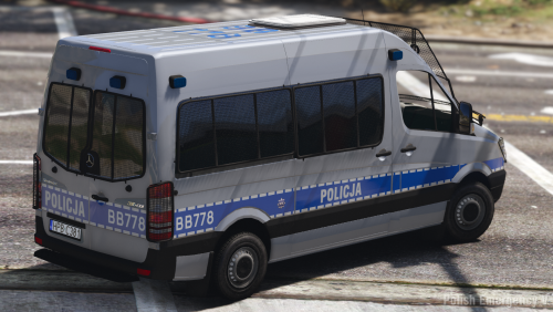 Mercedes Sprinter OPP - Law Enforcement - Polish Emergency V